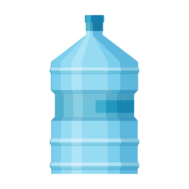 Plastic Bottle Vector Icon.Cartoon Vector Icon Isolated on White ...
