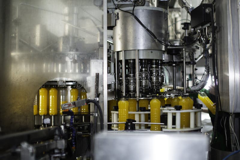 Plastic Bottles of Lemonade Factory Editorial Stock Image - Image of ...