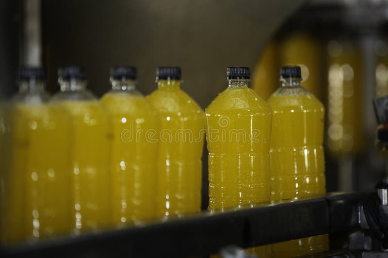 Plastic Bottles of Lemonade Factory Editorial Photography - Image of ...