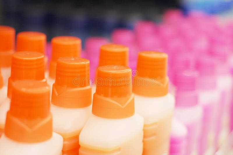 Plastic Bottles With A Liquid Stock Image - Image of curve, party: 11308923