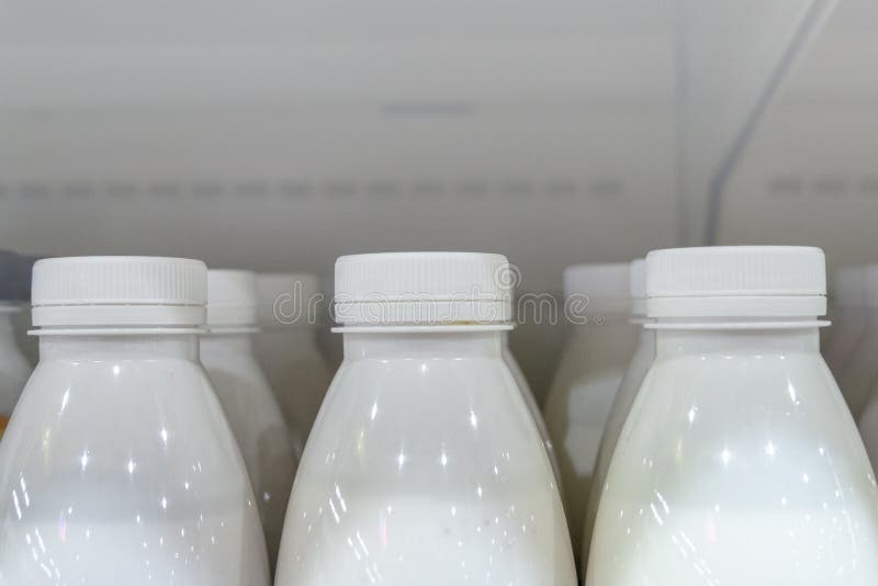 Milk shelf stock image. Image of shelf, display, packaging - 34996313