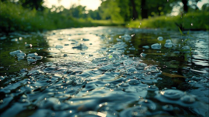 Plastic Bottles are Polluting a River, Showing the Harmful Effects of ...