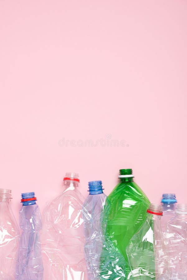 Plastic Bottles for Recycle Top View Stock Photo - Image of management ...