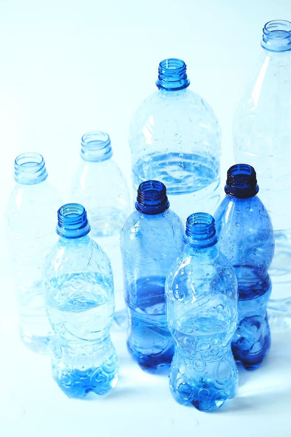 Plastic bottles stock image. Image of close, reuse, environmental ...
