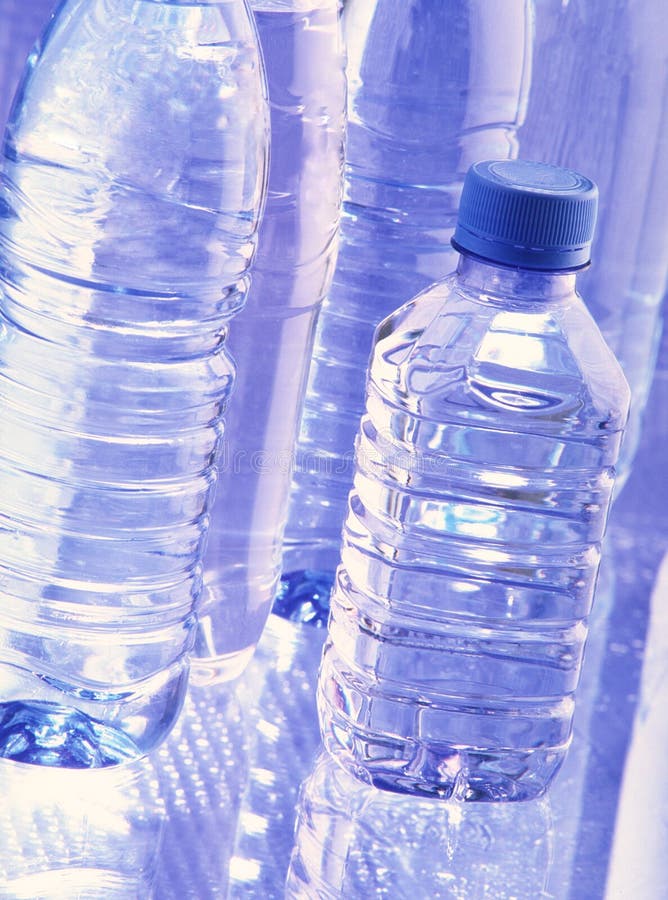 Plastic bottles with water stock photo. Image of quench - 2063100