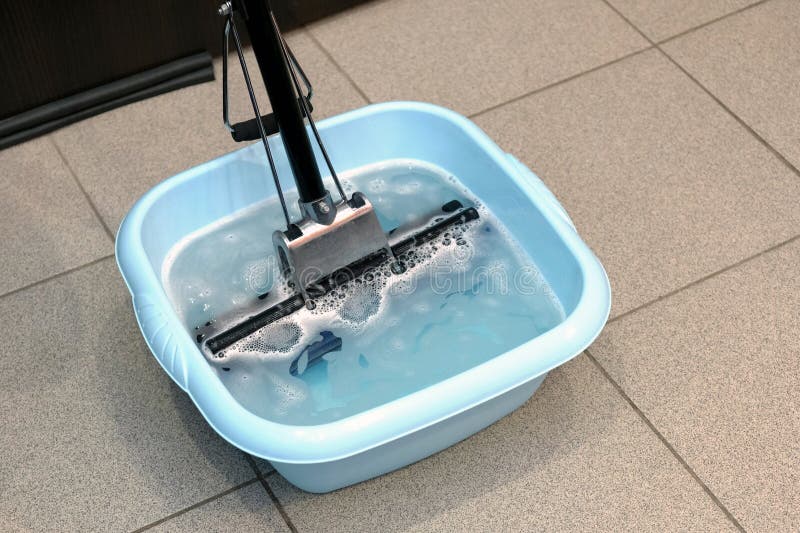 Cleaning Floors in the Office Stock Photo - Image of indoors ...