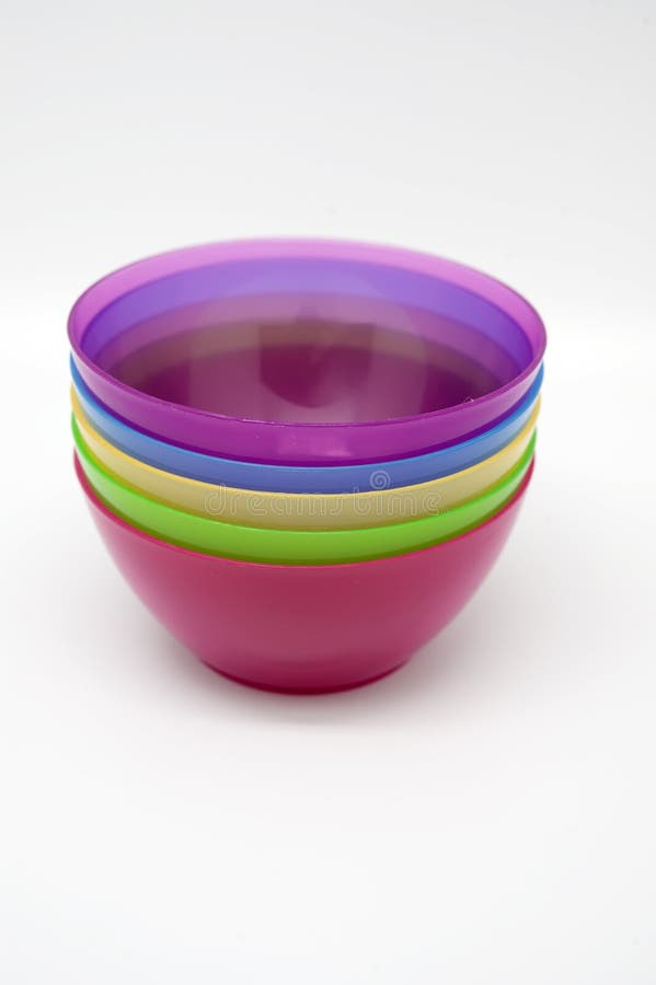 Plastic bowls stock photo. Image of green, coloured, bowls - 21376048