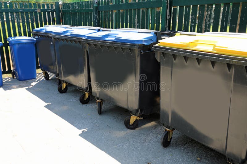 Plastic Boxes for the Separate Collection of Waste in the Area D Stock ...