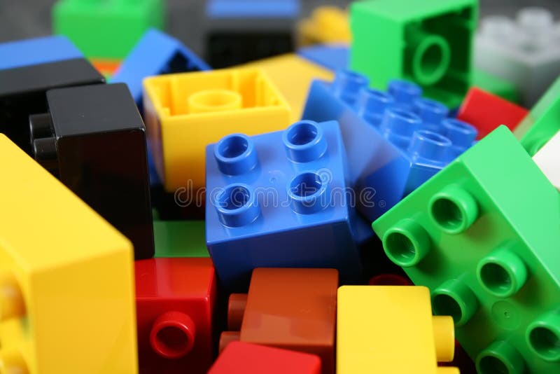 Heap Messy Toy Multicolor Lego Building Bricks Stock Photo - Image of ...