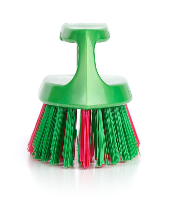 Plastic Brush for Cleaning Clothes Stock Photo - Image of sweeping ...
