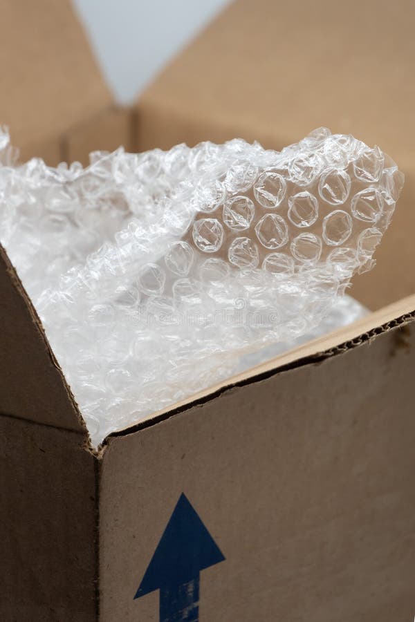 Plastic Bubbles for Product Shipping, Packaging Concept Stock Photo ...