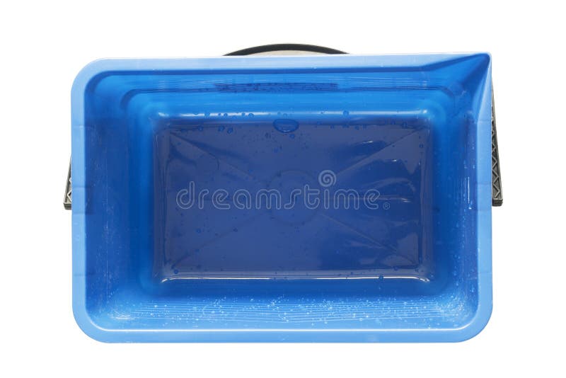 Plastic bucket isolated stock image. Image of empty - 228779515