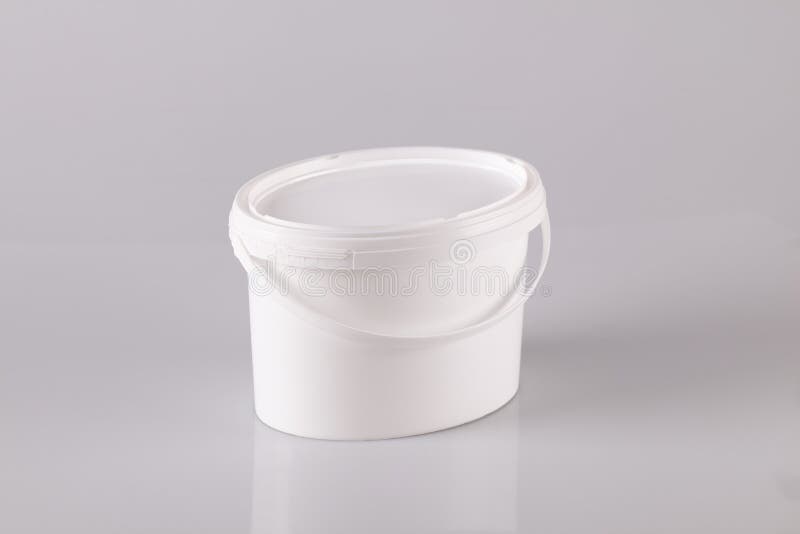The Plastic Bucket for Packing Stock Photo - Image of organic, product ...