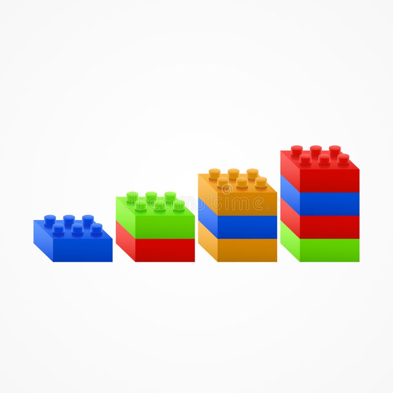 Building Blocks Stairs Stock Illustrations – 219 Building Blocks Stairs ...