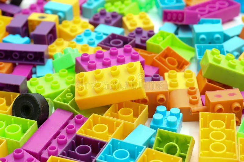 Colorful building blocks stock image. Image of colorful - 18940845