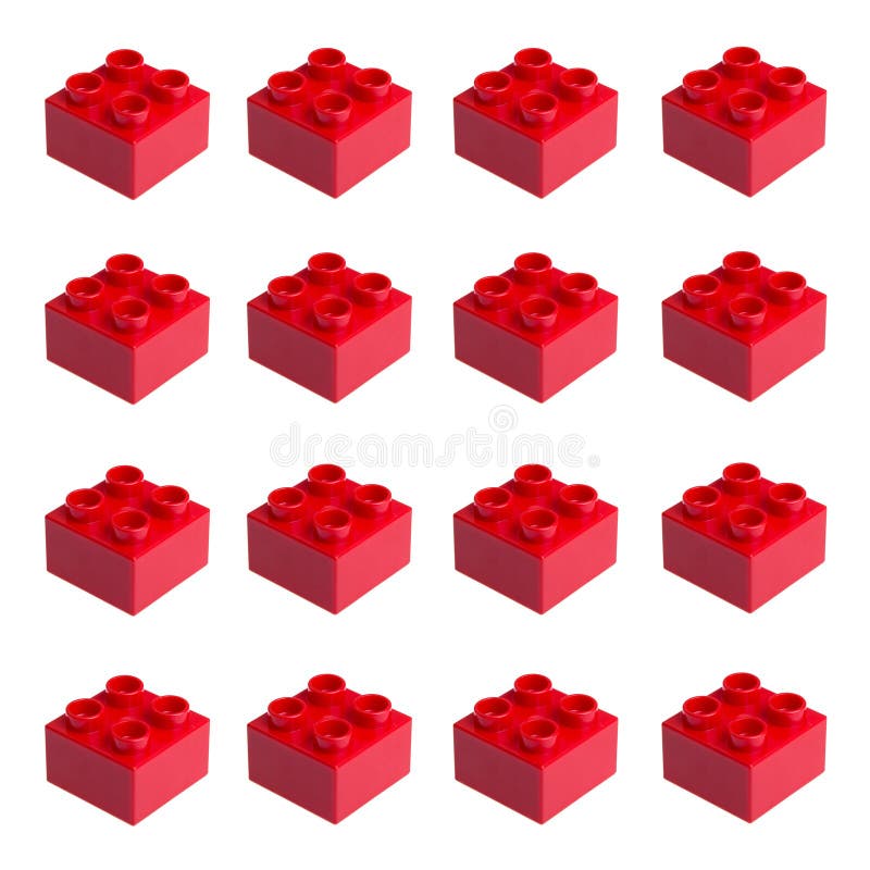 Plastic building blocks stock illustration. Illustration of lego ...