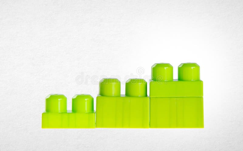 Plastic Building Blocks or Lego Blocks on a Background. Stock Image ...