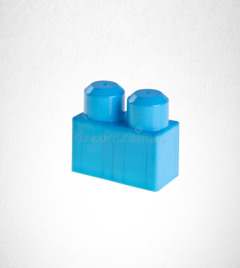 Plastic Building Blocks or Lego Blocks on a Background. Stock Photo ...