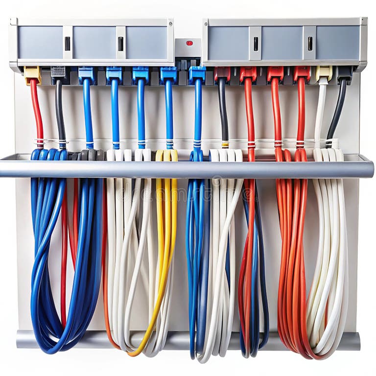 Plastic Cable Management System Stock Illustrations – 21 Plastic Cable ...