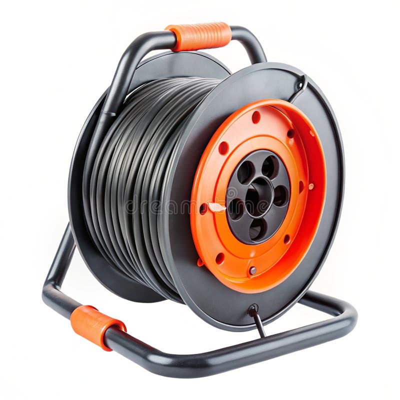 Plastic Cable Reel for Electric Wire Storage Stock Illustration ...