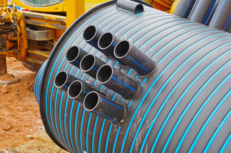 Plastic Caisson for Water from a Well Stock Photo - Image of cover ...