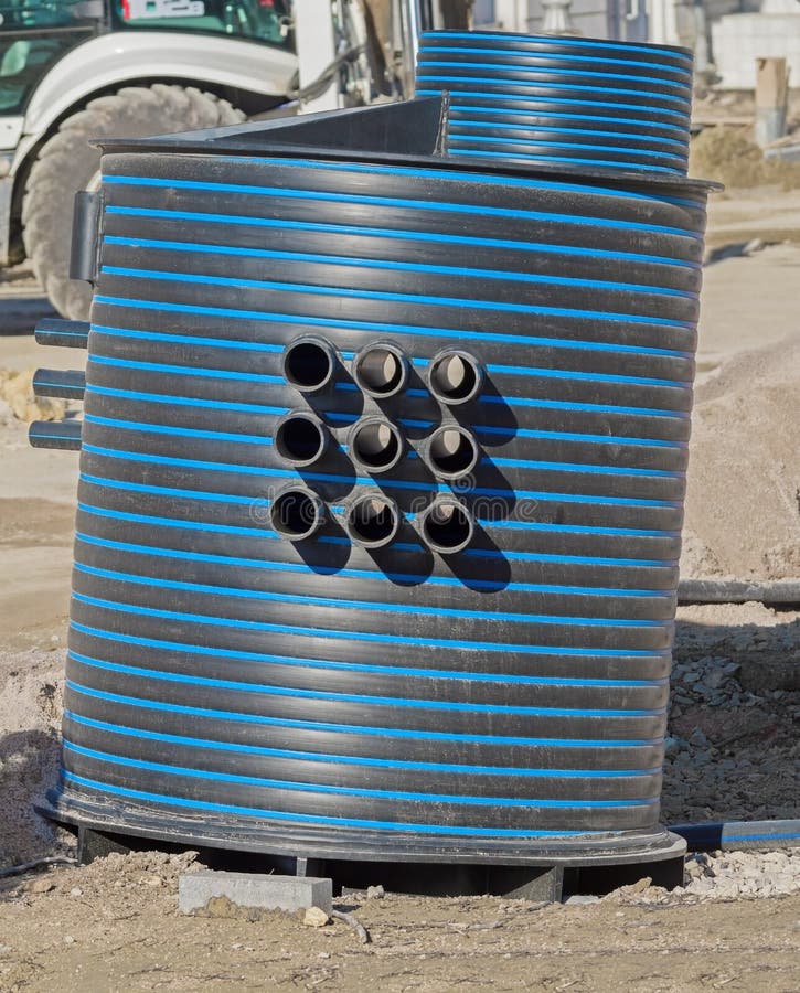 Plastic Caisson for Water from a Well Stock Image - Image of liquid ...