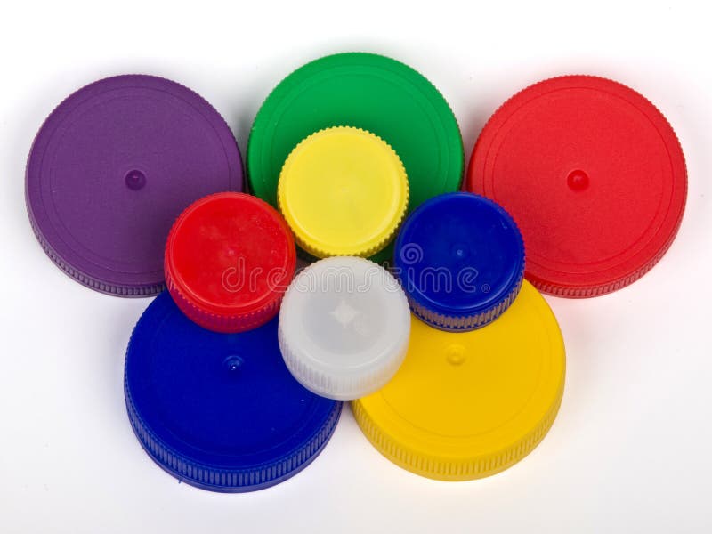 Plastic caps stock image. Image of rubbish, white, roller - 22605653