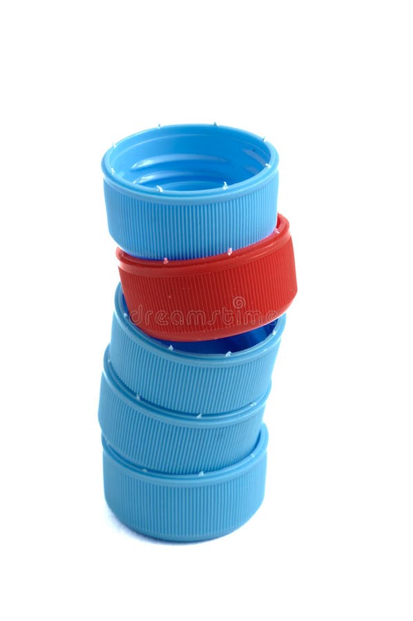 Plastic caps stock image. Image of ecology, white, reuse - 8095363