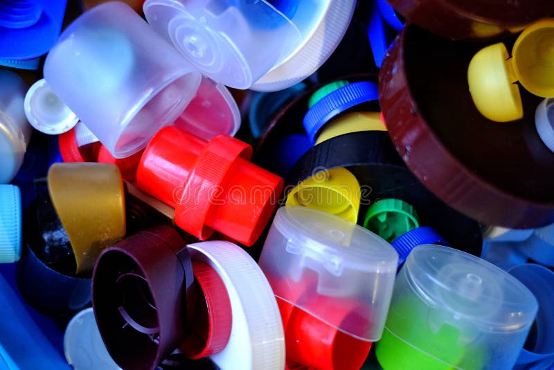 Plastic caps stock photo. Image of beverage, bottle - 129693572