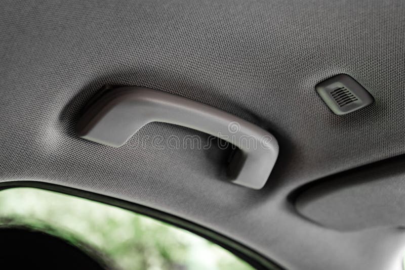 Plastic Car Grab Handle for the Passenger in a Car Stock Image - Image ...