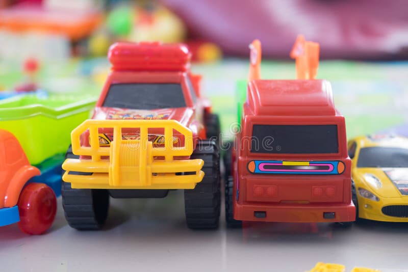 Plastic Car Toys for Children Stock Image - Image of little, freight ...