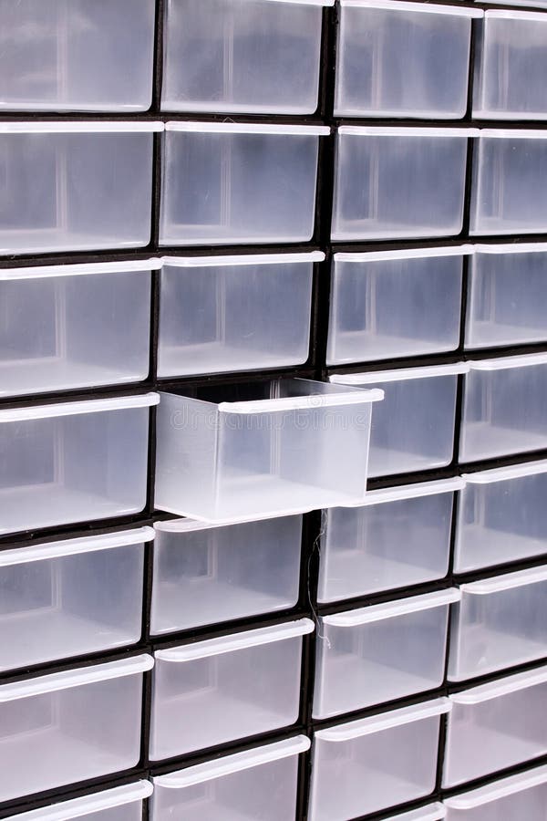 Plastic Cells in the Small Change Box Stock Image - Image of design ...