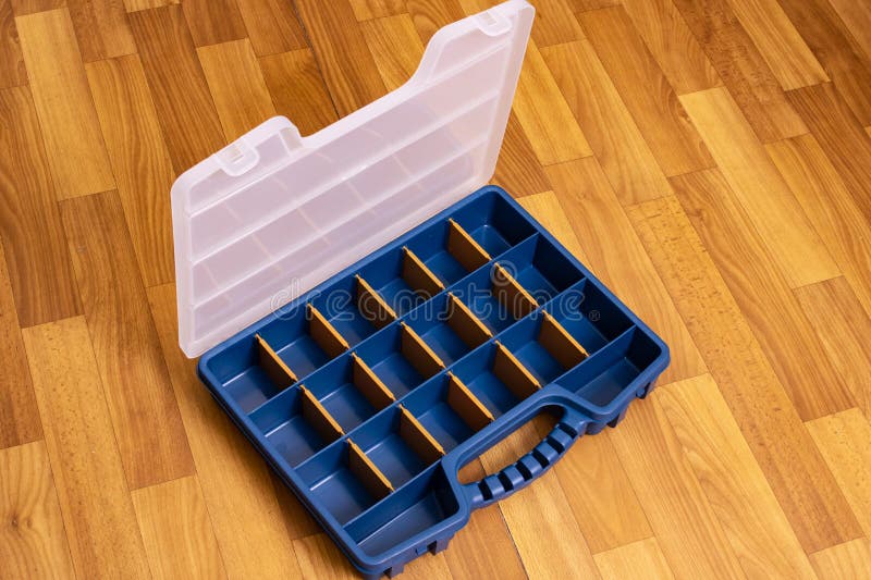 Plastic Cells in the Small Change Box Stock Image - Image of organizer ...