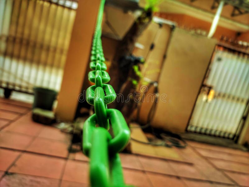 Plastic Chain is One of the Chains Made of Plastic Stock Image - Image ...