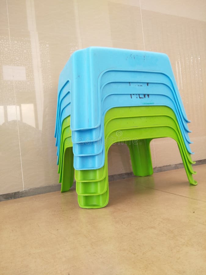 Plastic chair stock image. Image of plastic, play, green - 209081553