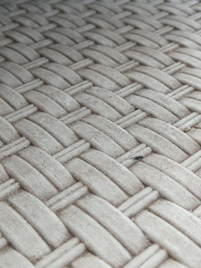 Plastic Chairs that Have a Woven Texture Stock Image - Image of ...