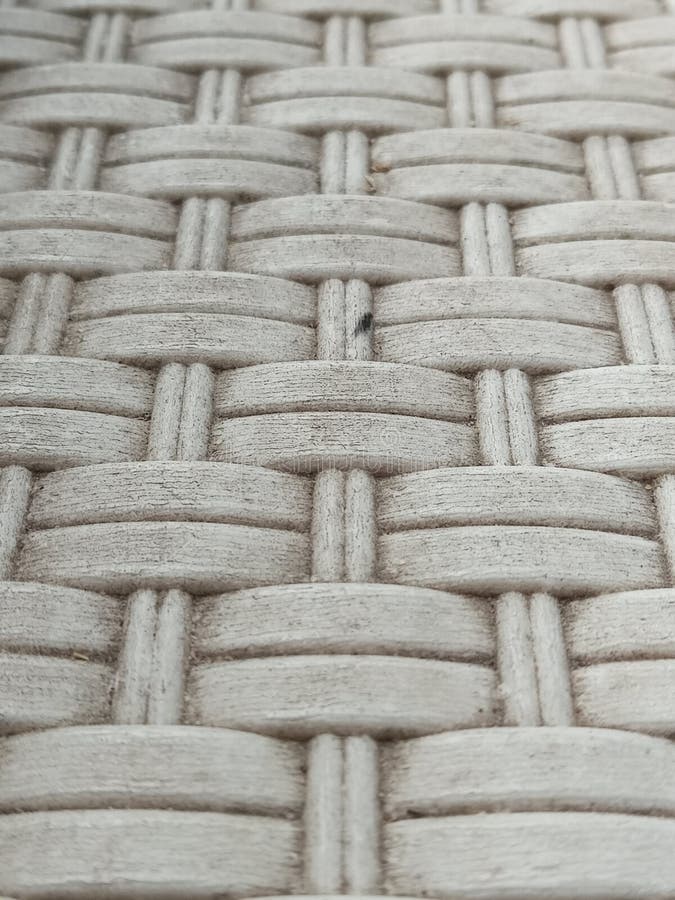 Plastic Chairs that Have a Woven Texture Stock Photo - Image of ...