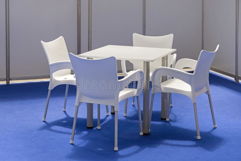 Plastic Chairs Table stock photo. Image of plastic, serbia - 249896930