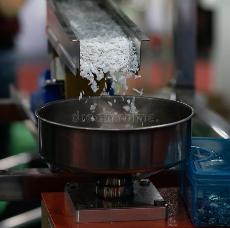 Plastic Check Metal Detector and Separator Machine Stock Photo - Image ...