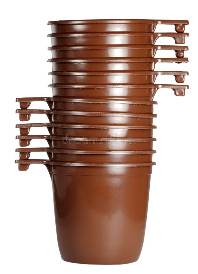 Plastic Circles on a White Background Stock Image - Image of soft ...