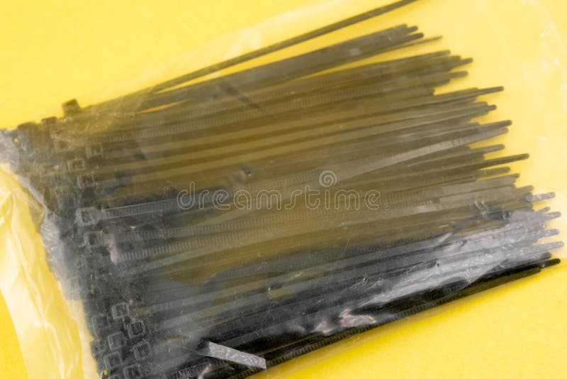 Plastic Clamps for Fastening Objects Stock Photo - Image of white ...