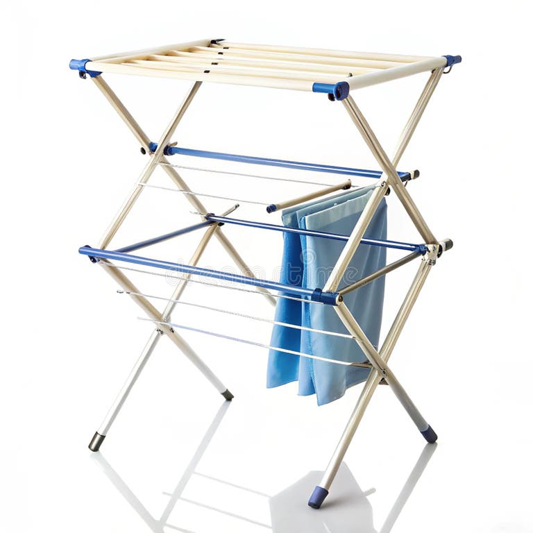Plastic Clothes Drying Rack with a Collapsible Frame for Compact ...