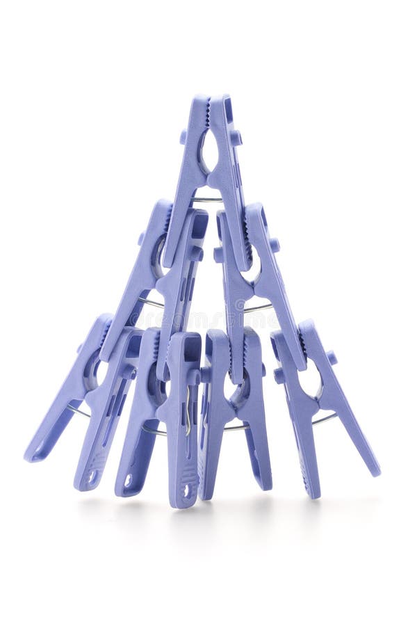 Plastic clothes pegs stock image. Image of laundry, arranged - 13496739
