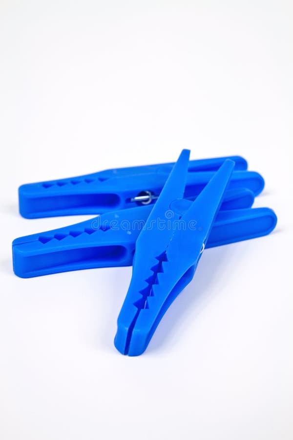 Plastic clothes pegs stock image. Image of clothesline - 34897377