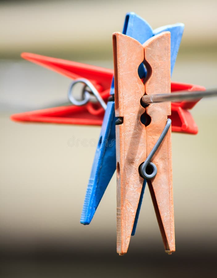 Plastic Clothes Pins stock photo. Image of macro, clothespin - 38212236