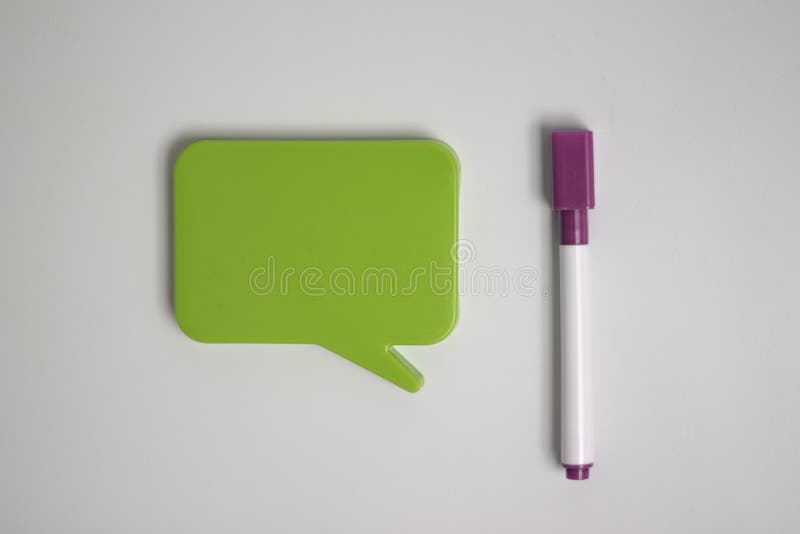 Plastic Cloud Thought and Magnetic Marker for Writing Notes on Stock ...