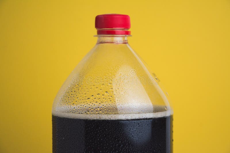 Plastic Coke Bottle stock photo. Image of bubble, cola - 263008140