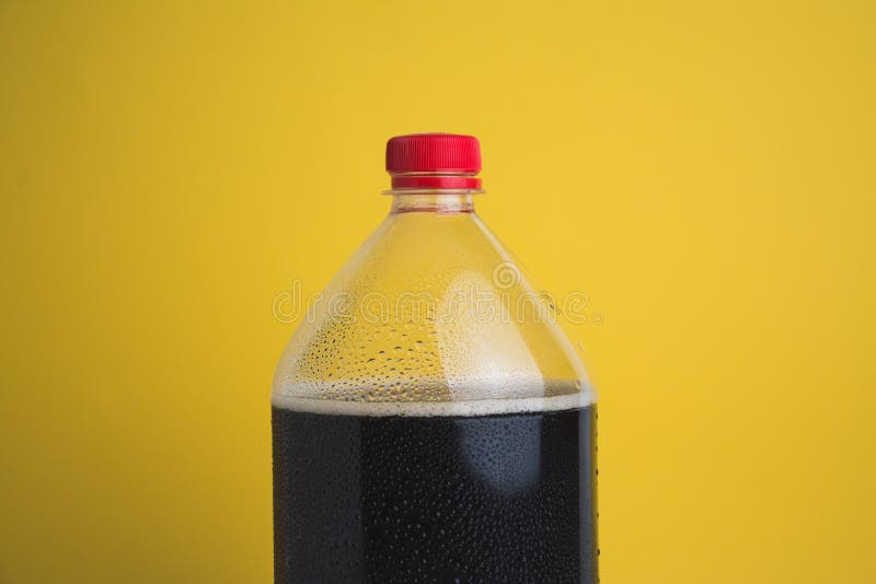Plastic Coke Bottle stock image. Image of yellow, cola - 263008209