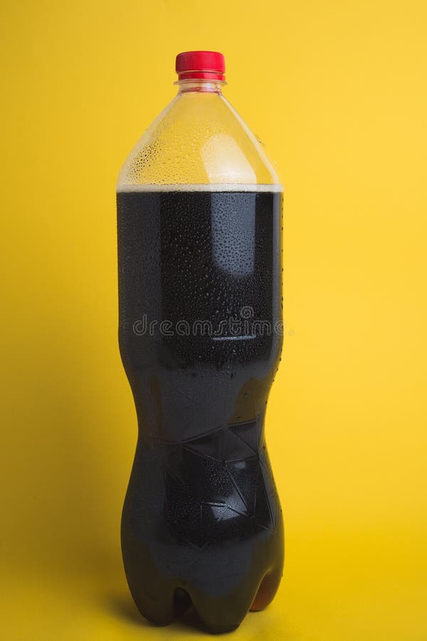 Plastic Coke Bottle stock image. Image of yellow, cola - 263008369