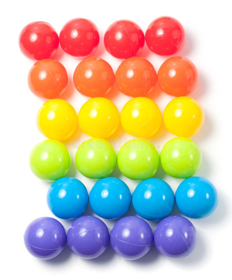 Plastic colored balls stock photo. Image of bright, playground - 89413486